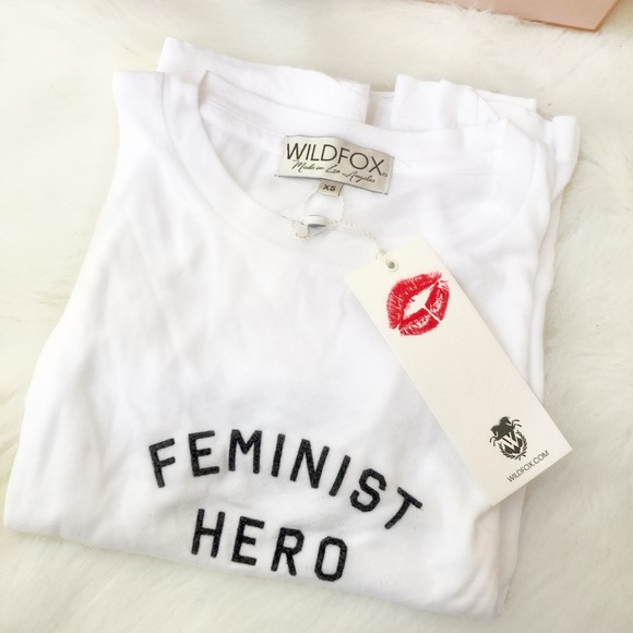 Wildfox | Tops | Wildfox Nwt Feminist Hero Tshirt | Poshmark